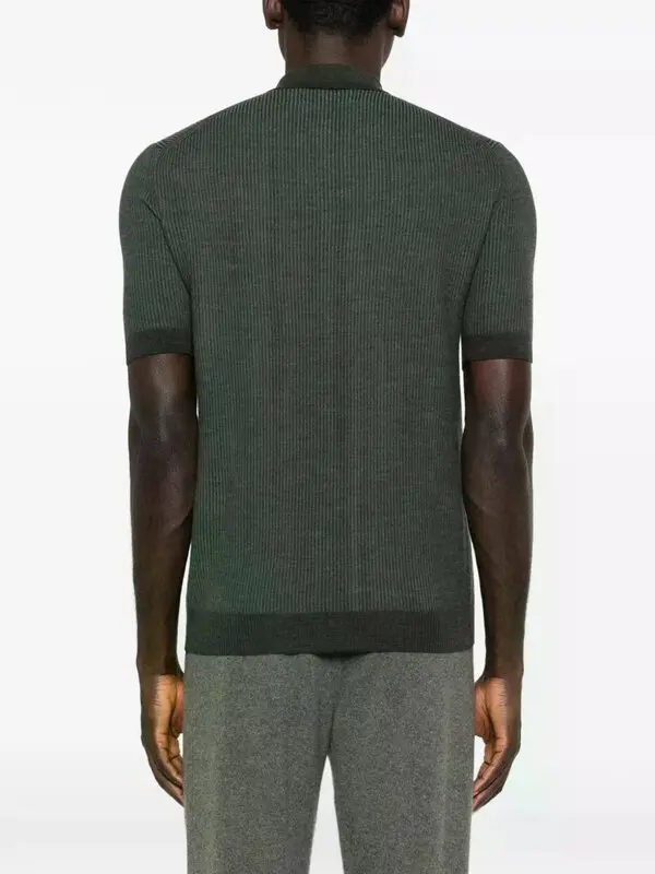 Eric Bompard Ribbed Polo Shirt