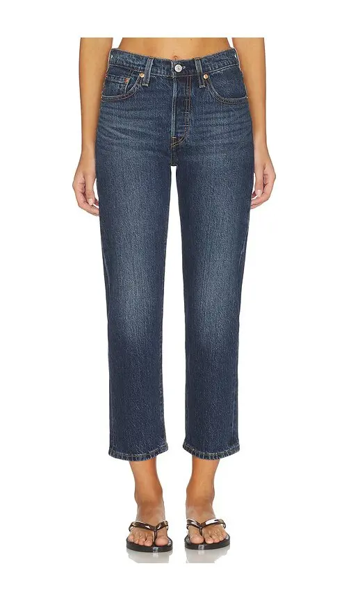LEVI'S 501 Crop Straight In Blue - Apply Now