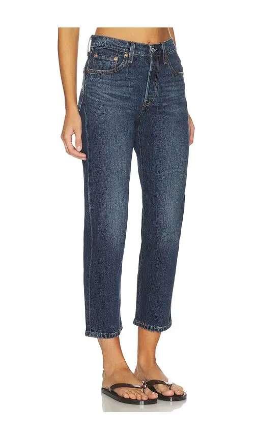 LEVI'S 501 Crop Straight In Blue