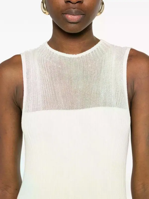 Eric Bompard Ribbed Midi Dress