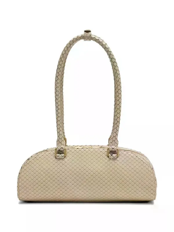 DIESEL® Dome Embossed-logo Shoulder Bag - Neutrals