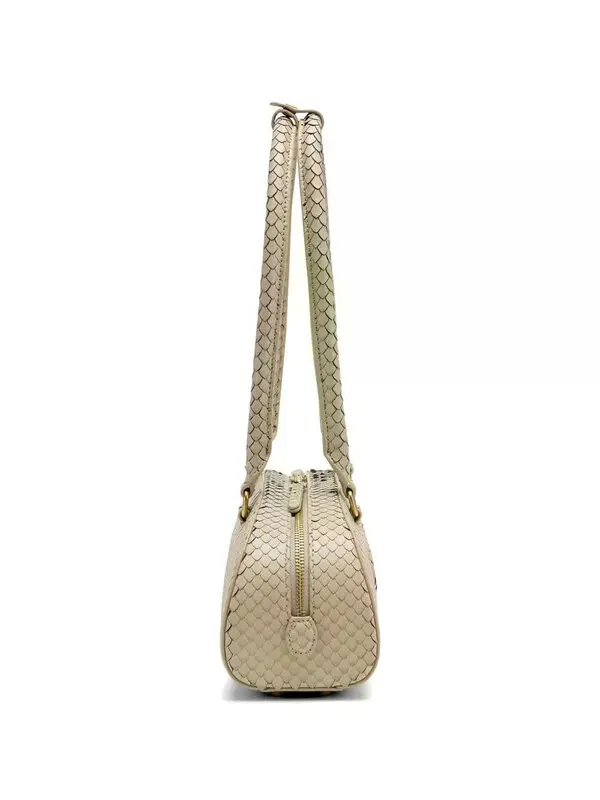 DIESEL® Dome Embossed-logo Shoulder Bag - Neutrals