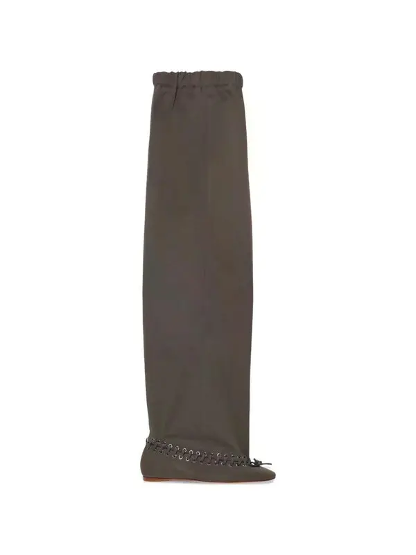 ALL IN Drawstring Eyelet Boots
