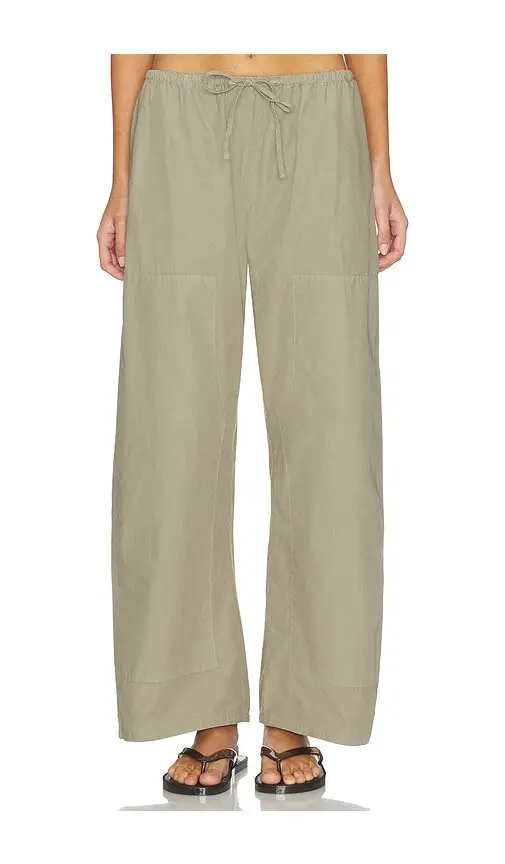 LESET Kyoto Carpenter Pant In Sage - Cypress