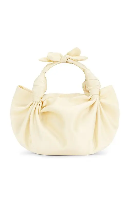 NLA COLLECTION Knot Bag In Cream - Butter