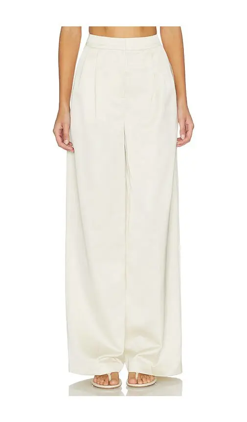 LOVERS AND FRIENDS Denver Pant In Ivory - Vanilla