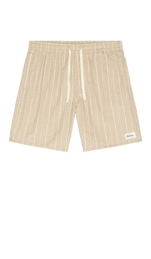 RHYTHM Seersucker Stripe Jam Shorts