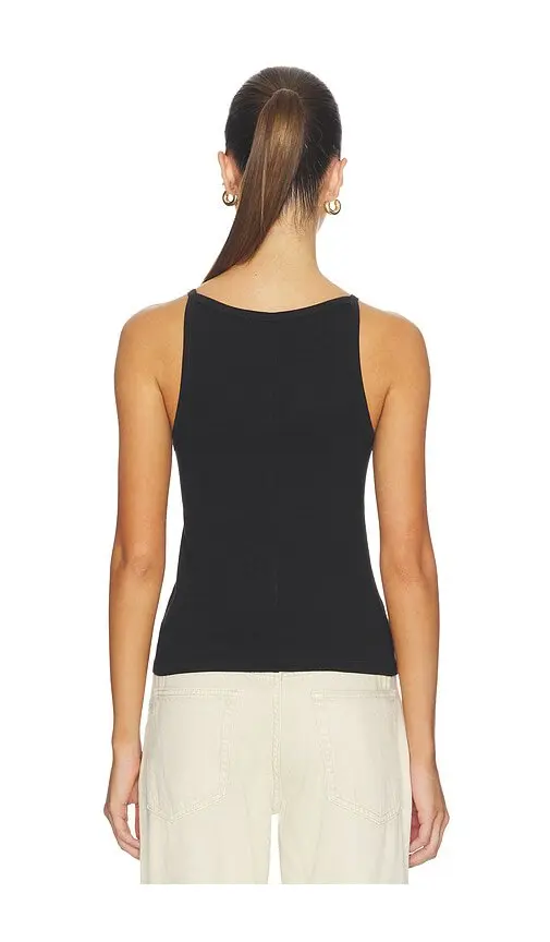 SLVRLAKE Fitted Rib Tank Top
