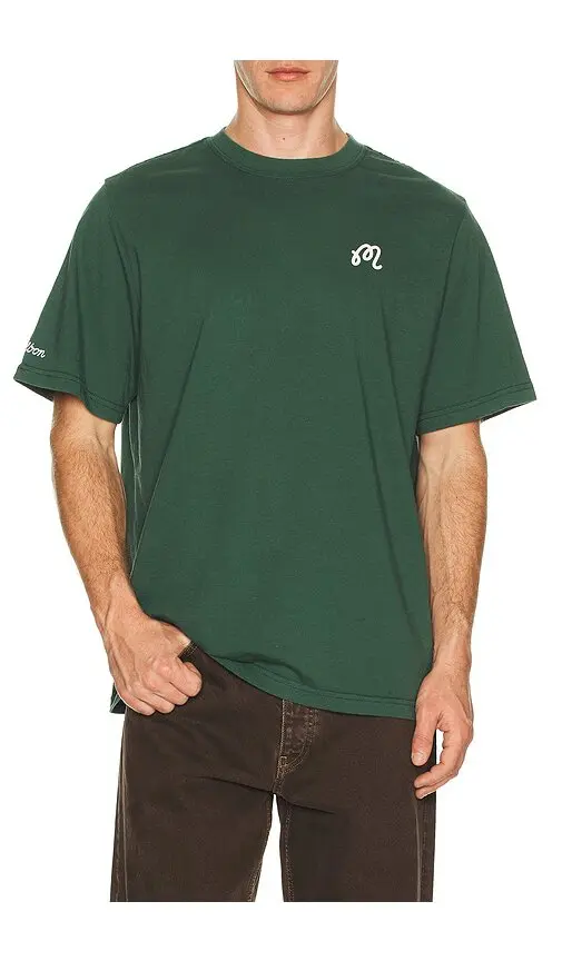 MALBON Bermuda Tee In Green - Forest