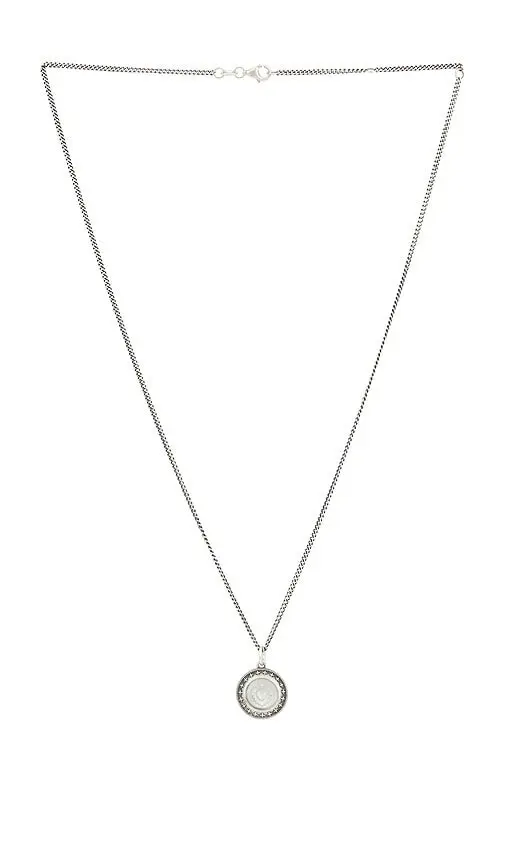 SERGE DENIMES Ambrose Necklace In Metallic - Silver