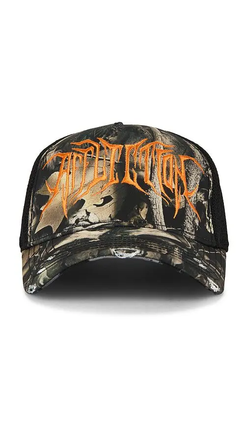 AFFLICTION Skull Tree Hat In Grey