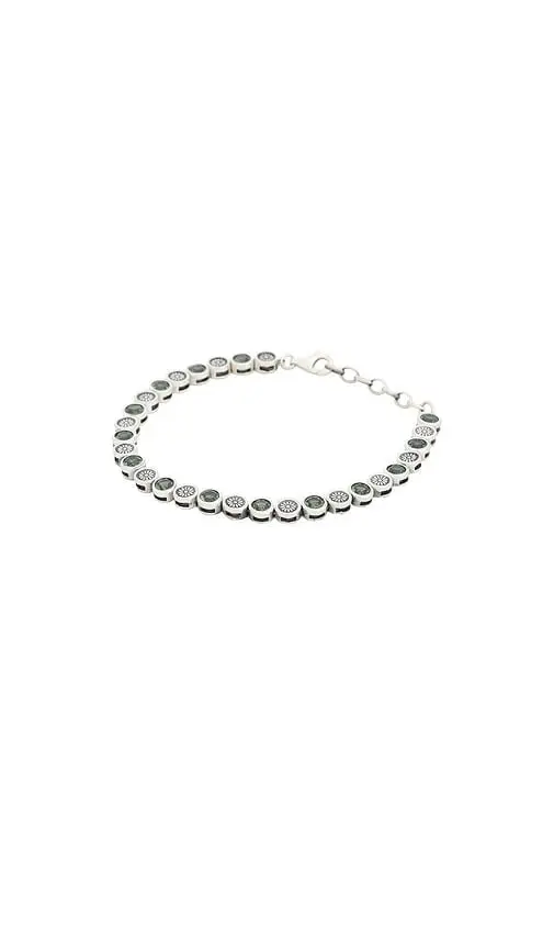SERGE DENIMES Eternal Bracelet In Metallic - Silver