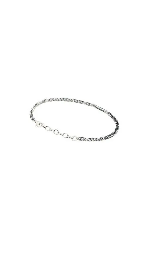 SERGE DENIMES Square Spiga Bracelet - Silver