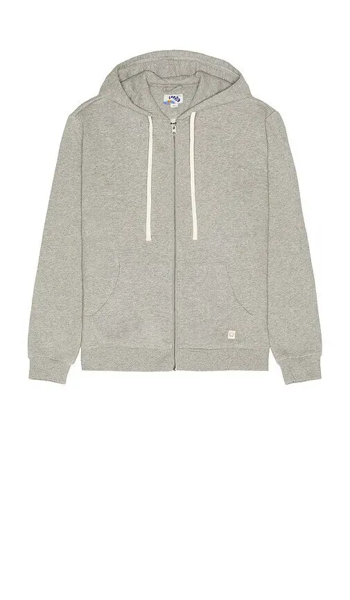 Marine Layer Cloud 9 Full Zip Hoodie In Grey