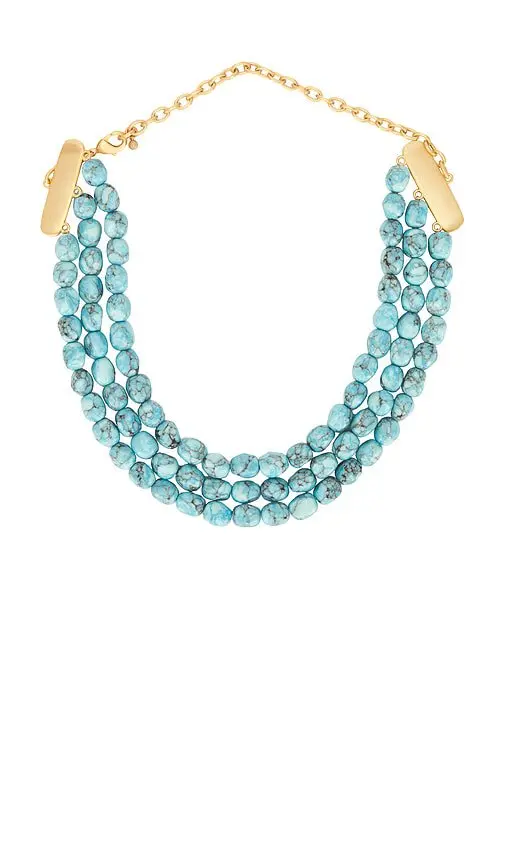 Cult Gaia Nora Gemstone Choker - Ibiza Turquoise Ibiza Turquoise