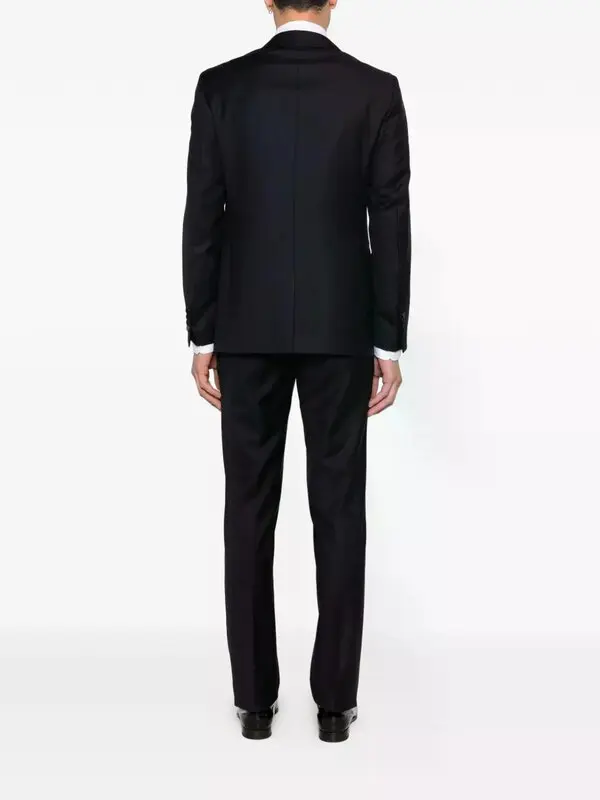 Tagliatore Shawl-lapel Suit - Black