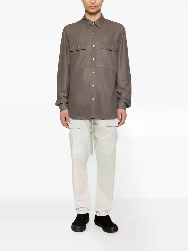 Rick Owens Patch-pocket Jacket - Brown