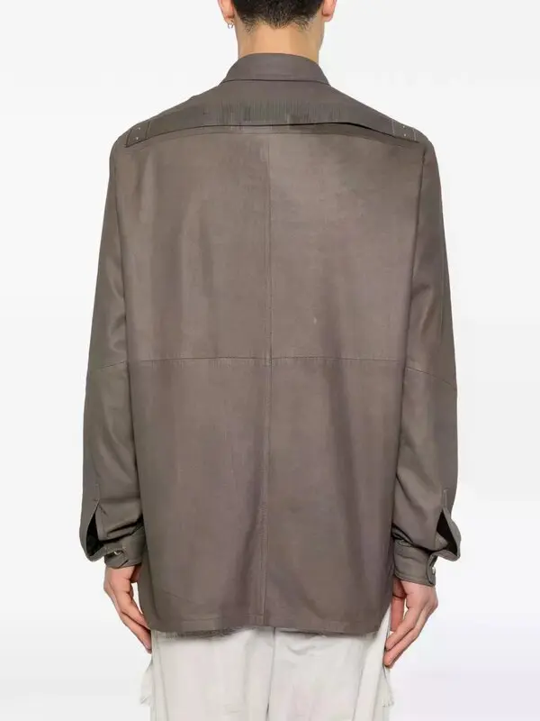 Rick Owens Patch-pocket Jacket - Brown