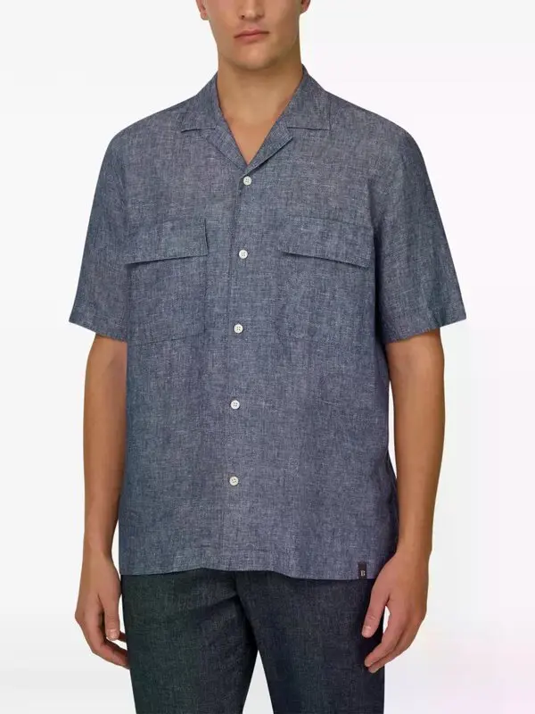 Boggi Milano Camp Collar Shirt