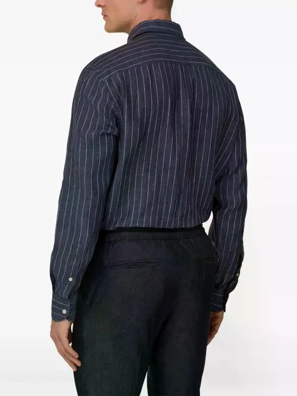 Boggi Milano Regular Fit Linen Shirt
