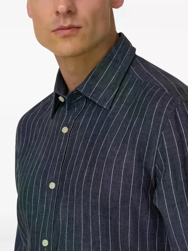 Boggi Milano Regular Fit Linen Shirt