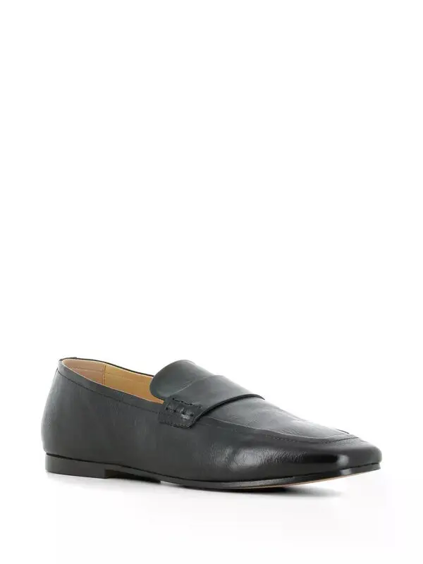 HENDERSON BARACCO Square-toe Leather Loafers