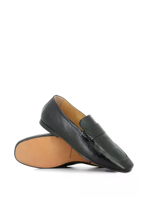 HENDERSON BARACCO Square-toe Leather Loafers