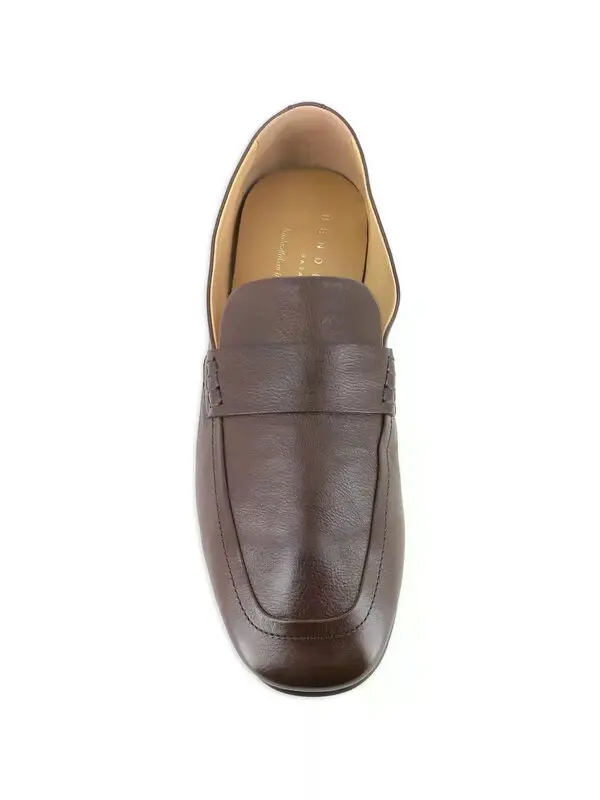 HENDERSON BARACCO Square-toe Leather Loafers