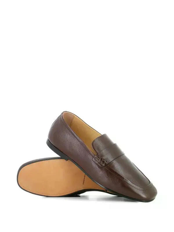 HENDERSON BARACCO Square-toe Leather Loafers