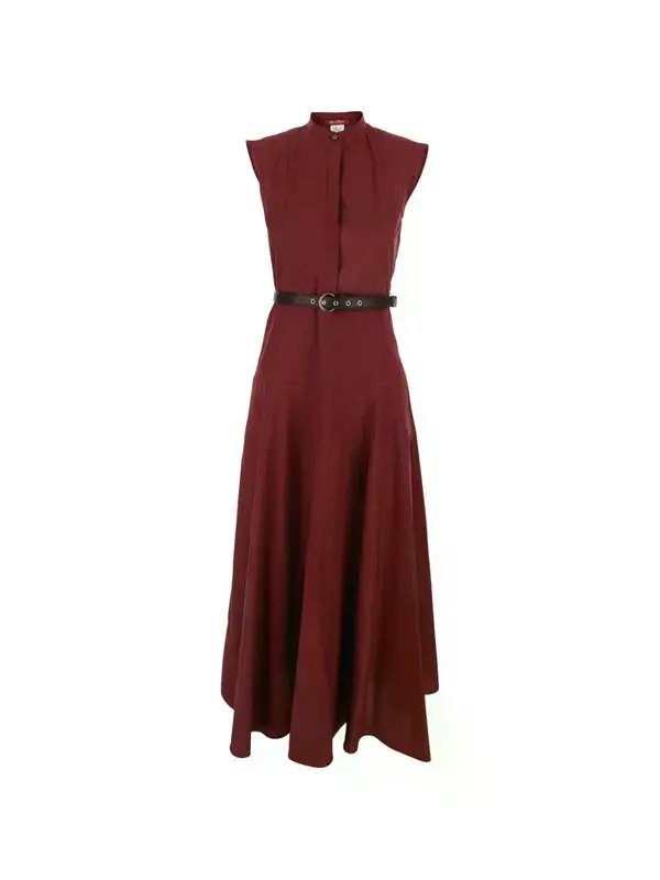 Max Mara A-line Belted Maxi Dress