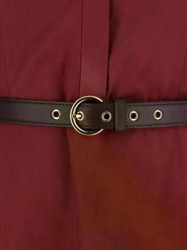 Max Mara A-line Belted Maxi Dress