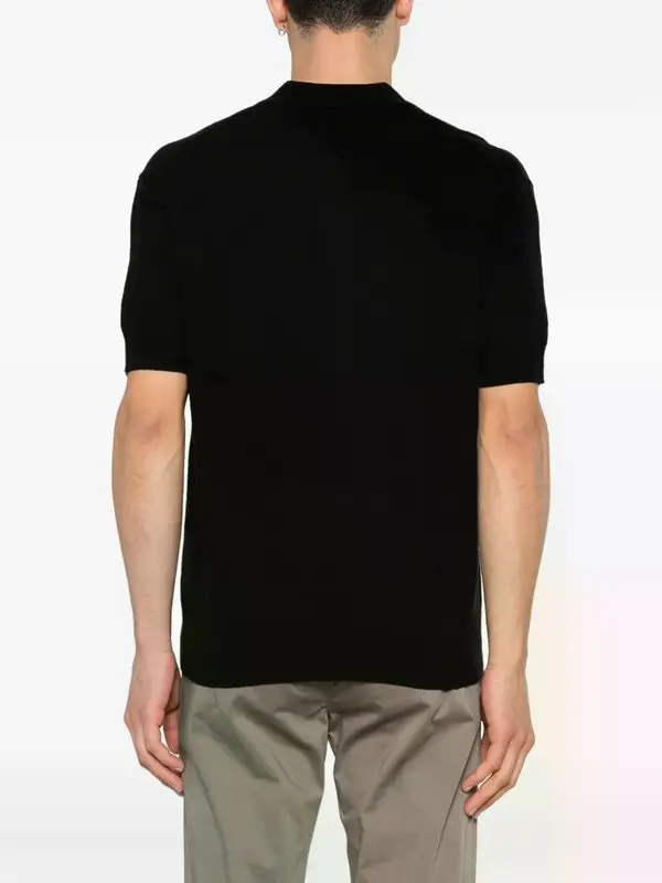 PAOLO PECORA Buttoned Short-sleeve Polo Shirt