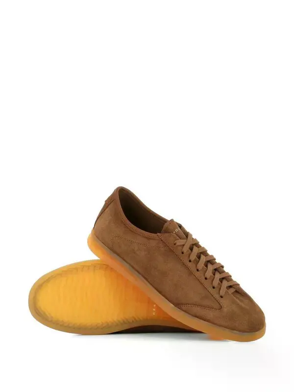 HENDERSON BARACCO Suede Lace-up Sneakers - Brown