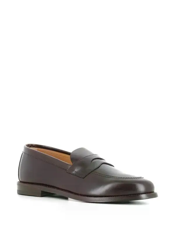 HENDERSON BARACCO Penny-strap Leather Loafers