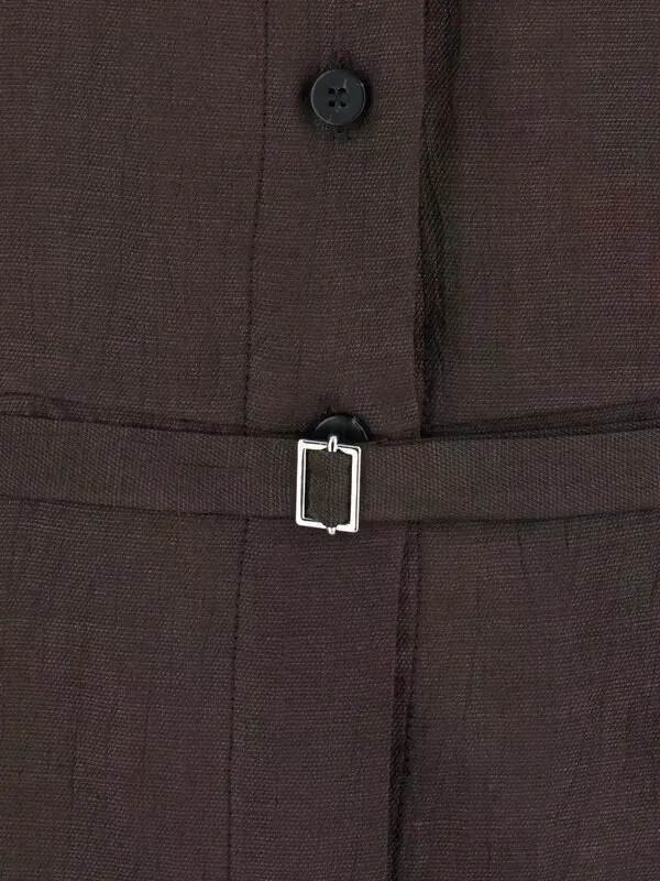 TELA Belted Collared Dress