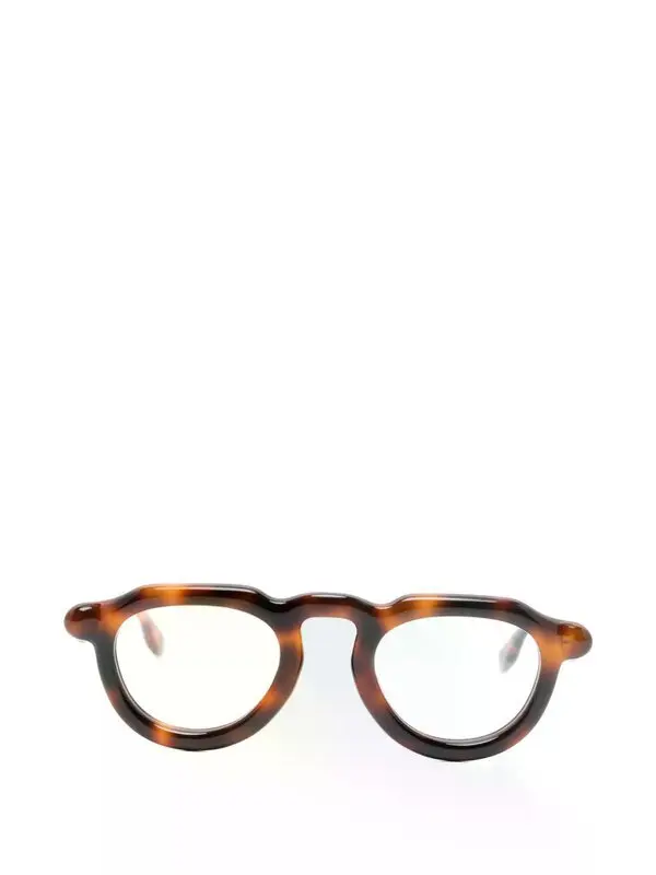 PALOCERAS Round Frame Glasses - Brown