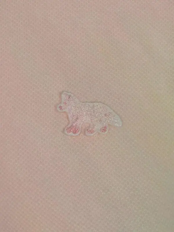 Maison Kitsuné Logo-embroidered Polo Shirt - Pink