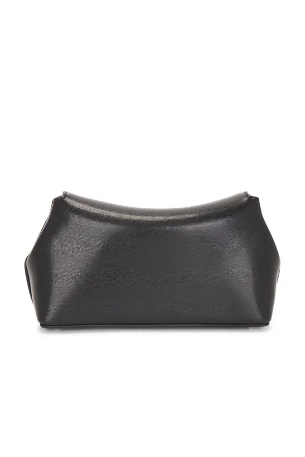 TOTEME Mini T-lock Leather Clutch - Black