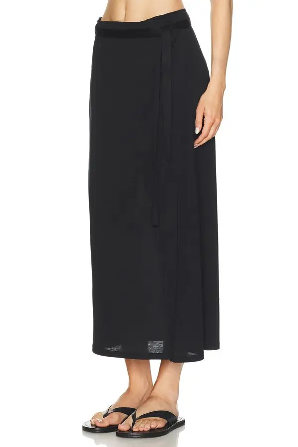 TOTEME Wrap Skirt - Black