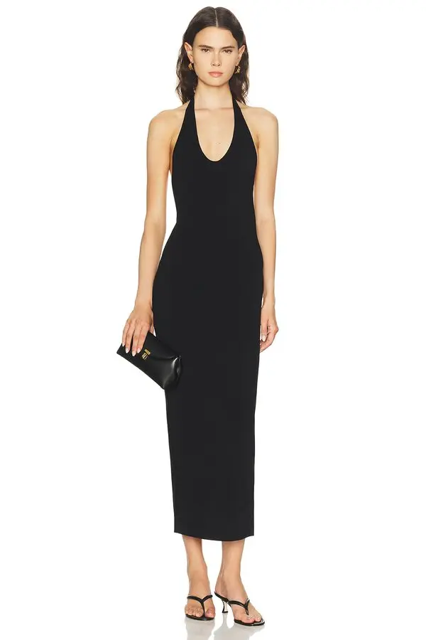TOTEME Compact Knit Halter Dress