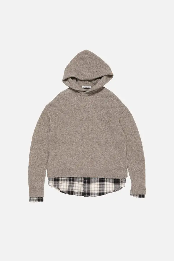 Acne Studios Layered Wool Hoodie