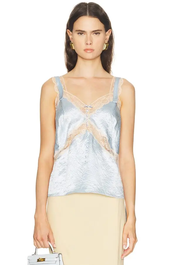 Marc Jacobs Satin Lace Slip Top