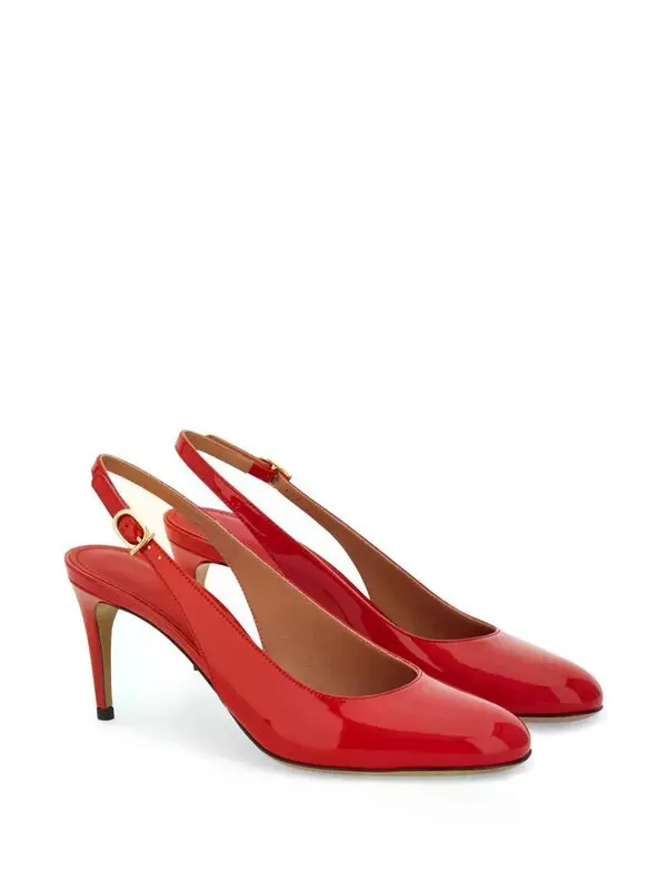 FERRAGAMO 70mm Slingback Pumps - Red