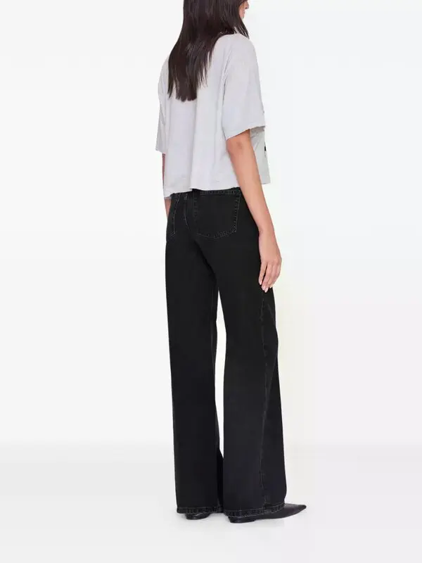 ANINE BING Printed Cotton T-shirt