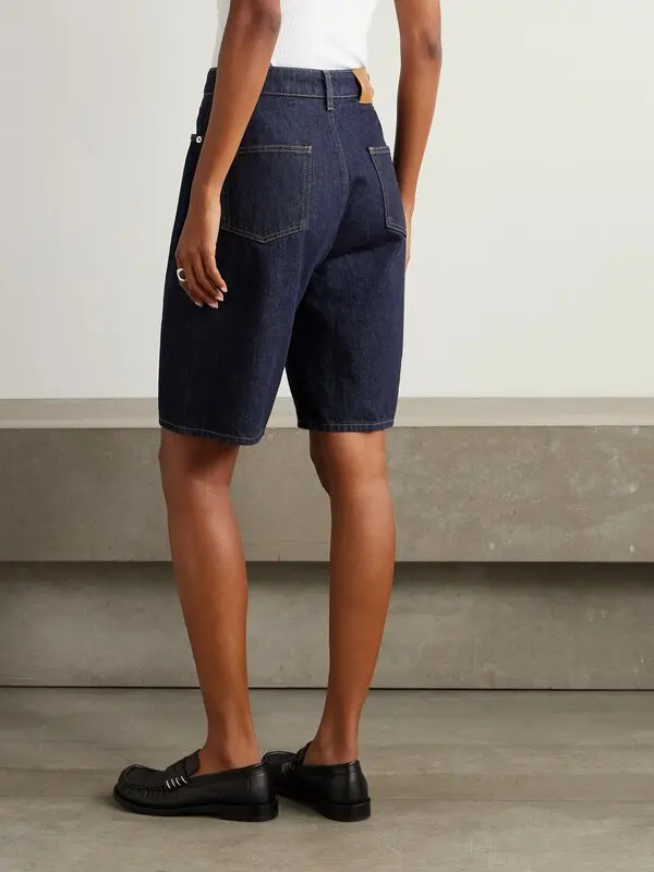 Loulou De Saison Isu Denim Bermuda Shorts