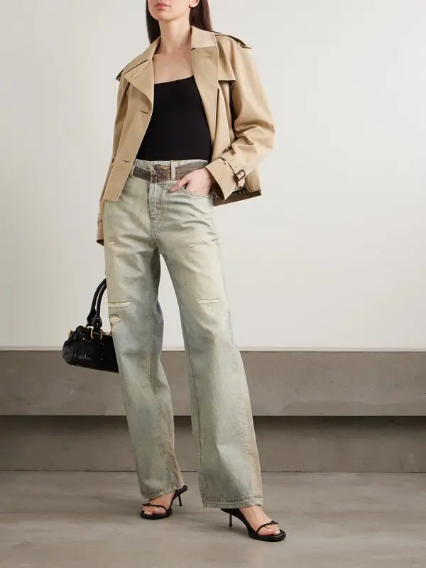 HAIKURE Bonnie Distressed Mid-rise Jeans