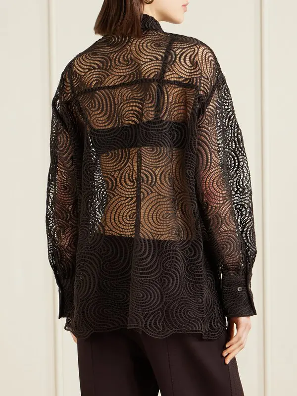 JOSEPH Nyla Lace Shirt