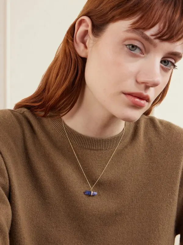 Jia Jia 14-karat Gold, Tanzanite And Diamond Pendant