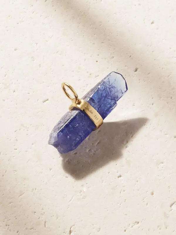 Jia Jia 14-karat Gold, Tanzanite And Diamond Pendant