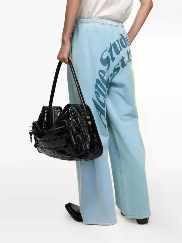 Acne Studios Logo Cotton Trousers
